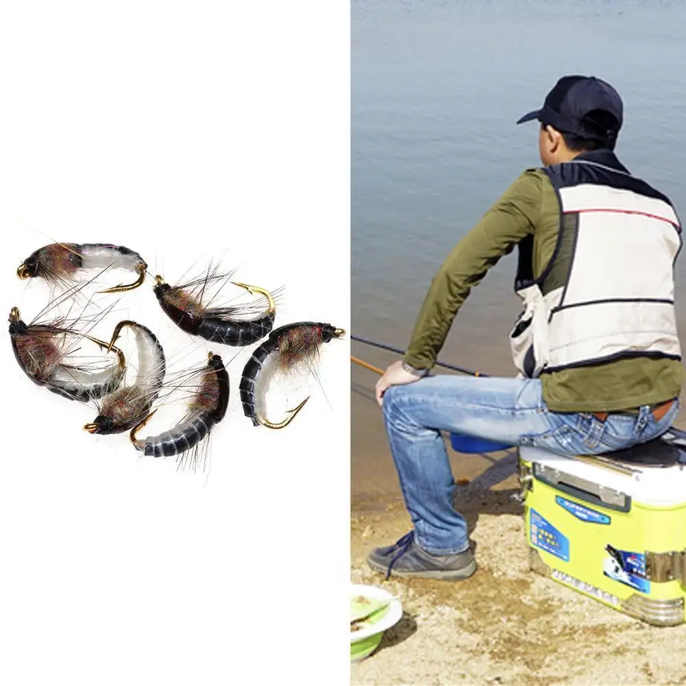 8-6pcs-Fly-Hooks-Flies-Insect-Lures-Bait-Fly-Fishing-Decoy-Bait ...