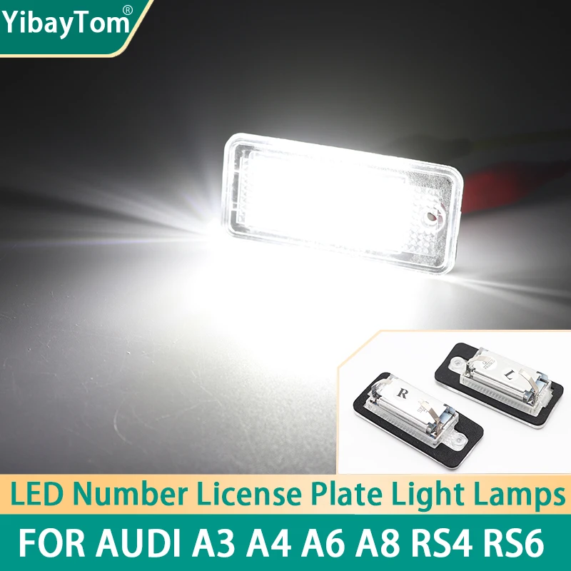 Bright-Canbus-car-License-Plate-Light-LED-White-Rear-License-Tag-Lights ...