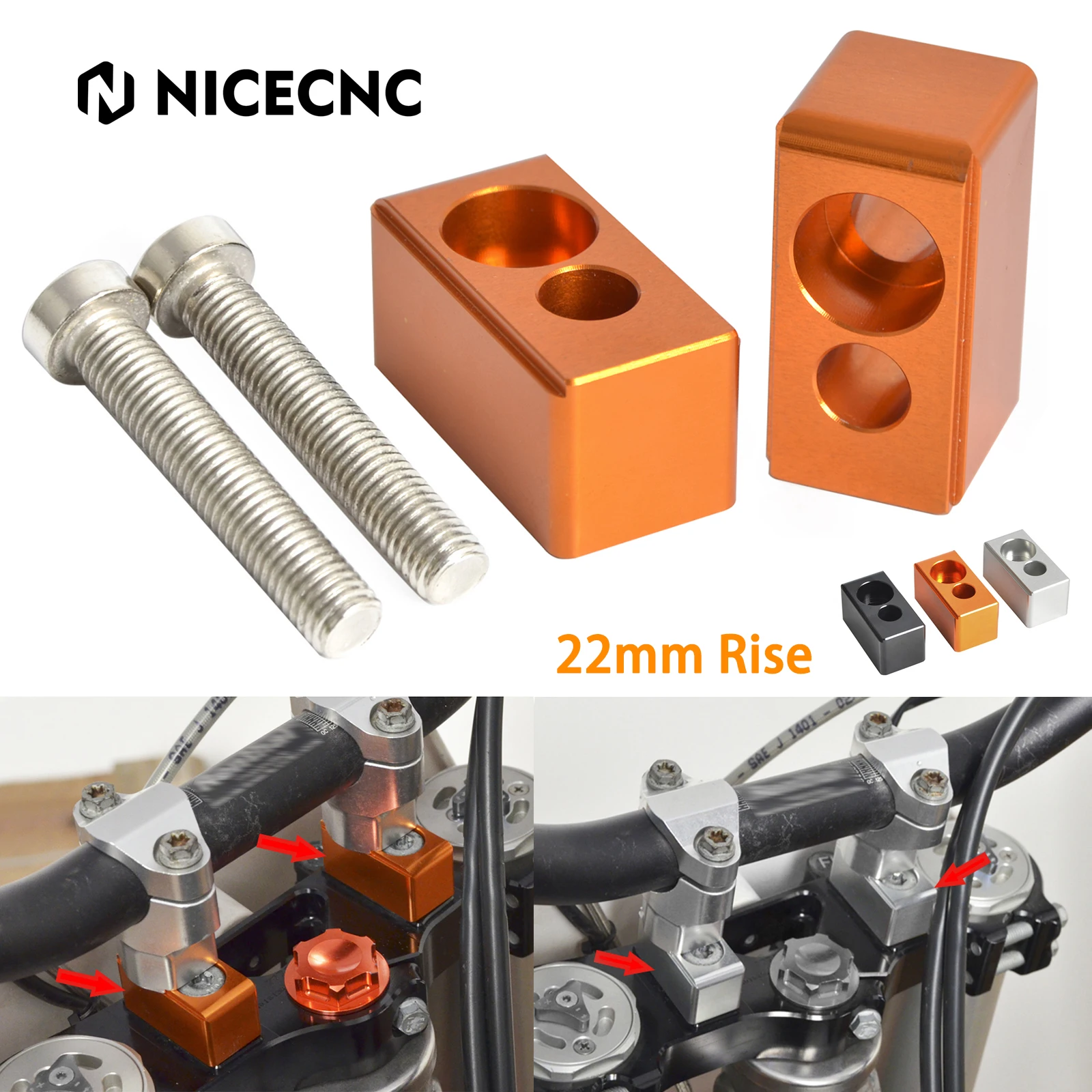Motorcycle Handlebar Risers for KTM 1290 Super ADV 15-16 1290 Super ...