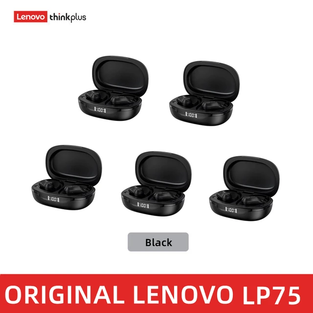 Lenovo LP75 5PCS 10PCS Bluetooth Earphones Sports Wireless Headphones Waterproof HiFi Stereo ...