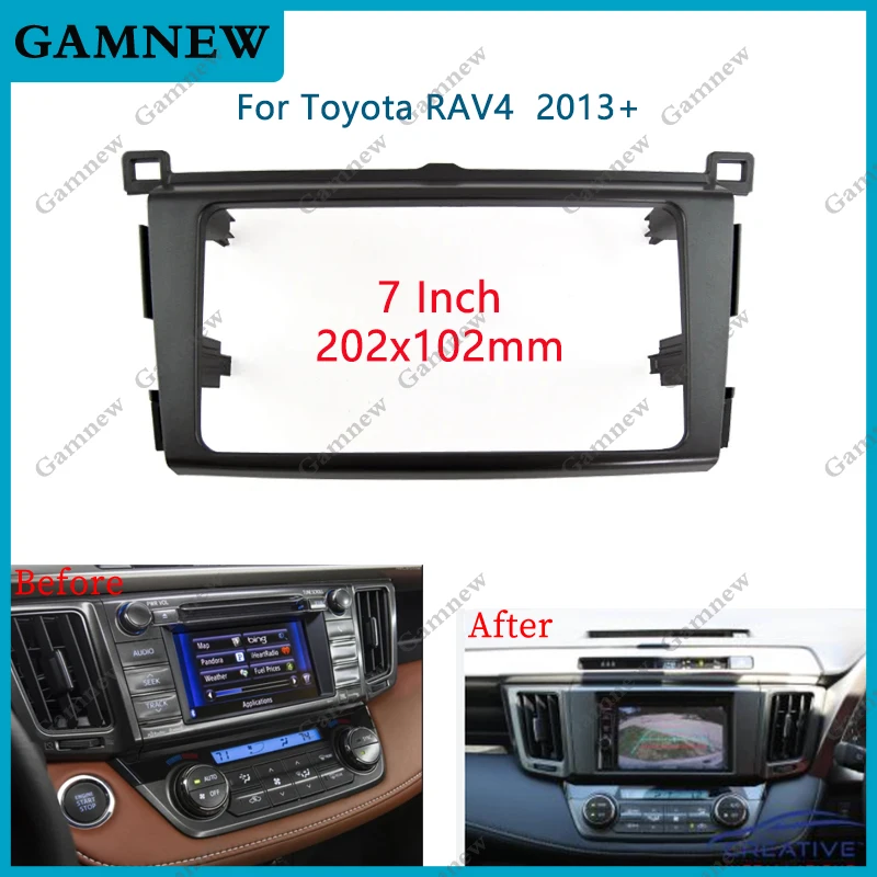 7-Inch-2-Din-Car-Radio-Fascia-for-Toyota-RAV4-RAV-4-2013-Dashboard ...