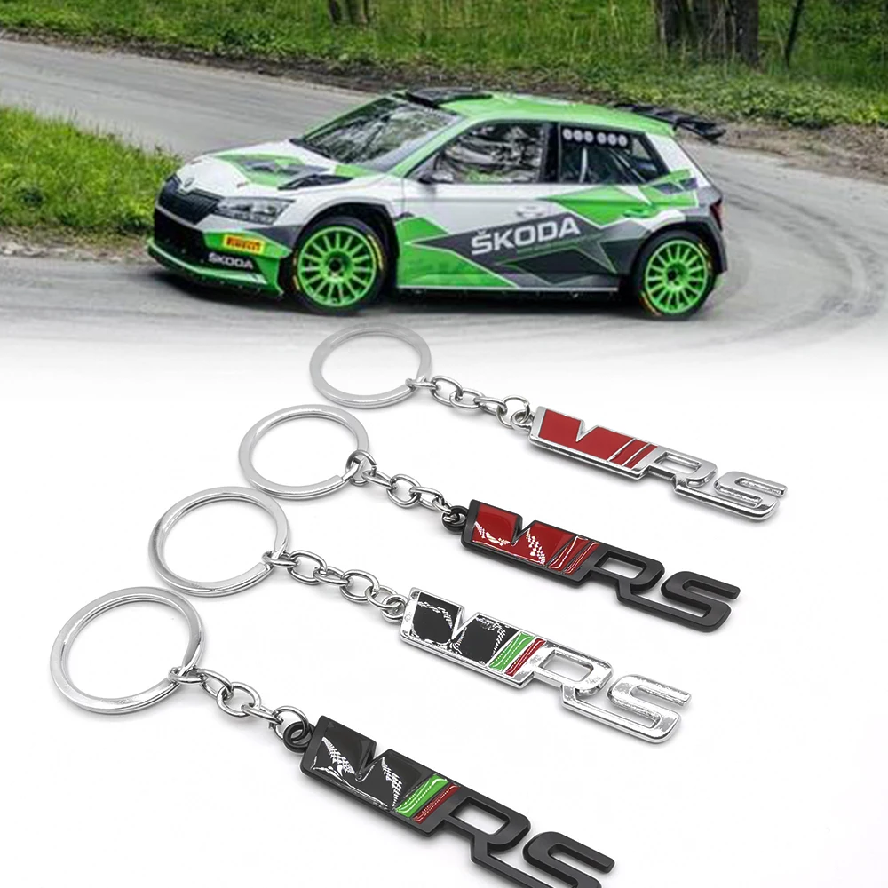 Car-Keyring-VRS-Logo-Key-Ring-Holder-Keychain-for-Skoda-VRS-Octavia ...