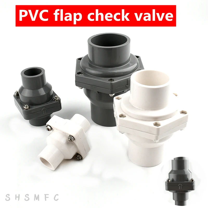 1PC-25-140mm-PVC-Flap-Check-Valve-Fish-Tank-Accessories-Aquarium-Tube ...