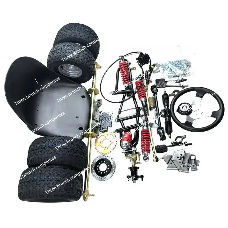 Go-Kart-1M-Axle-Kit-Off-road-Modified-Steering-Suspension-Rear-Front ...