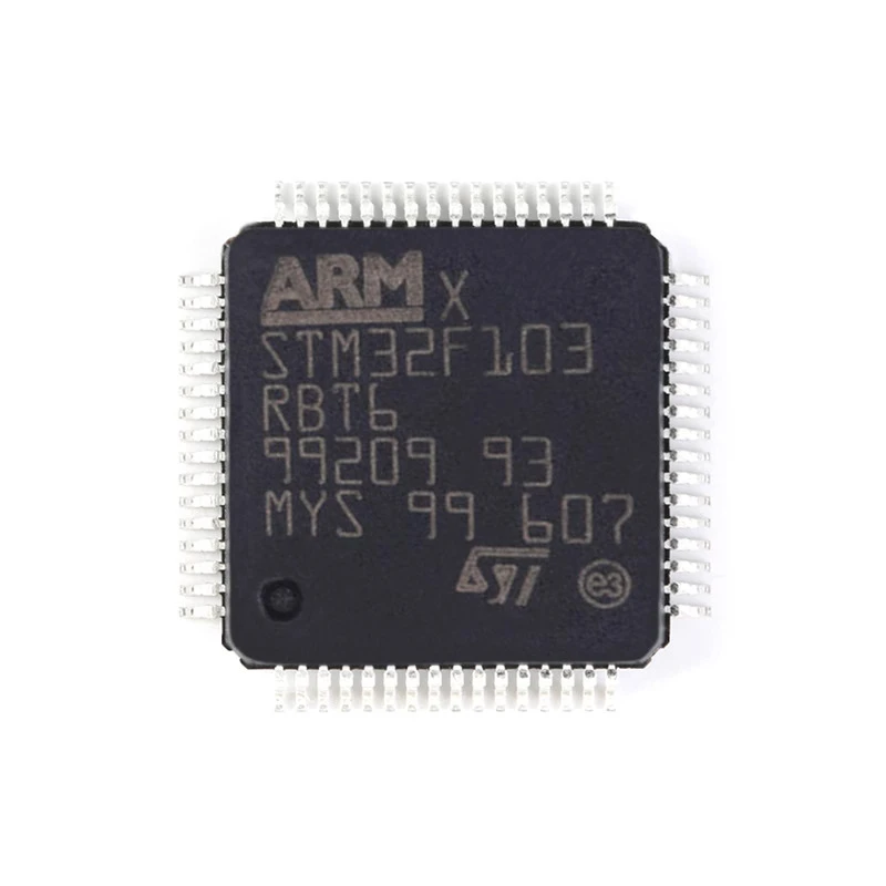10ชิ้น/ล็อต STM32F103RBT6 LQFP 64ไมโครคอนโทรลเลอร์ (MCU 32BIT Cortex M3 128K FLASH 20KB RAM ...