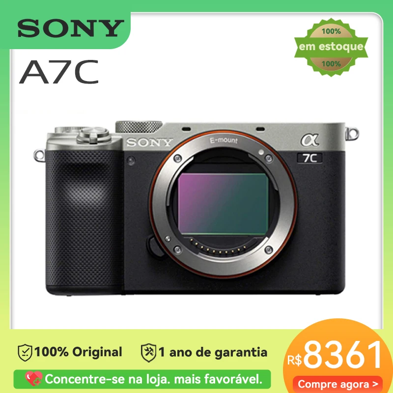 Câmera Digital Sony Alpha 7C, Full Frame, Mirrorless, Lente 28 60mm ...