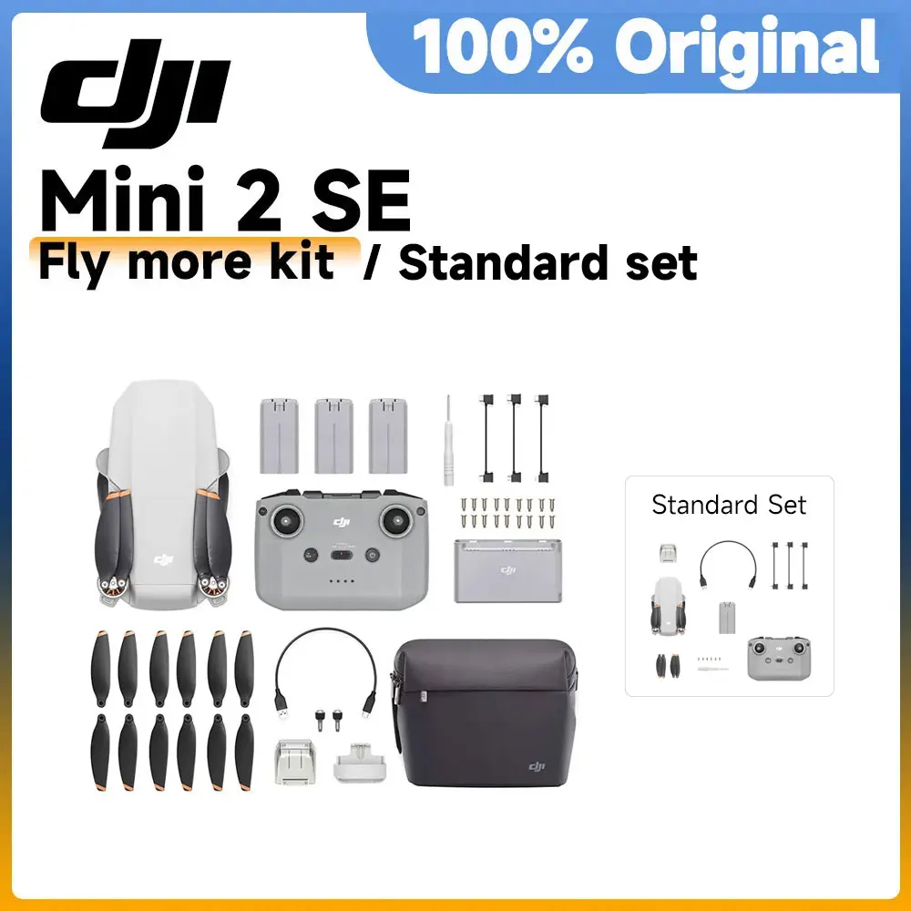 DJI-Mini-2-SE-Drone-Fly-More-Kit-Profissional-2-7K-HD-30Fps-V-deo ...