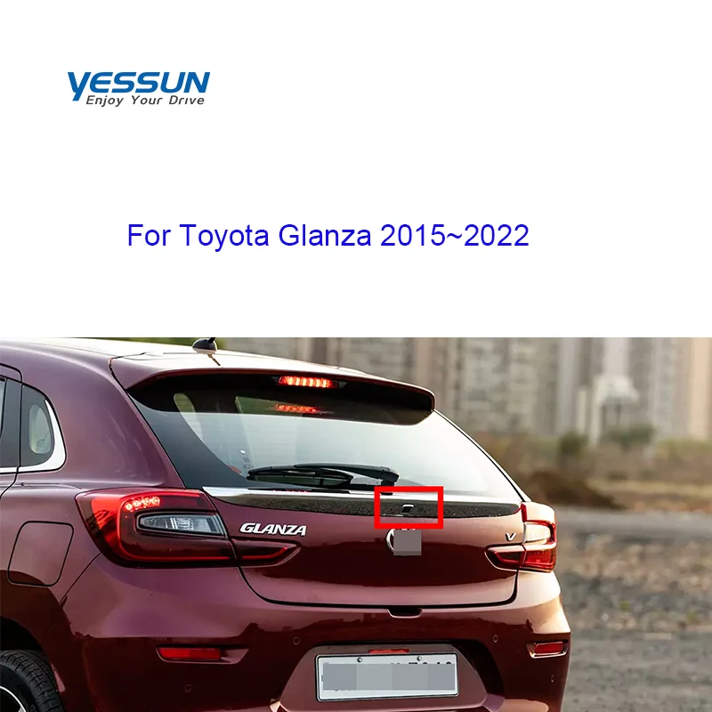 Rear view camera For Toyota Glanza 2015~2022 CCD Dynamic Trajectory ...