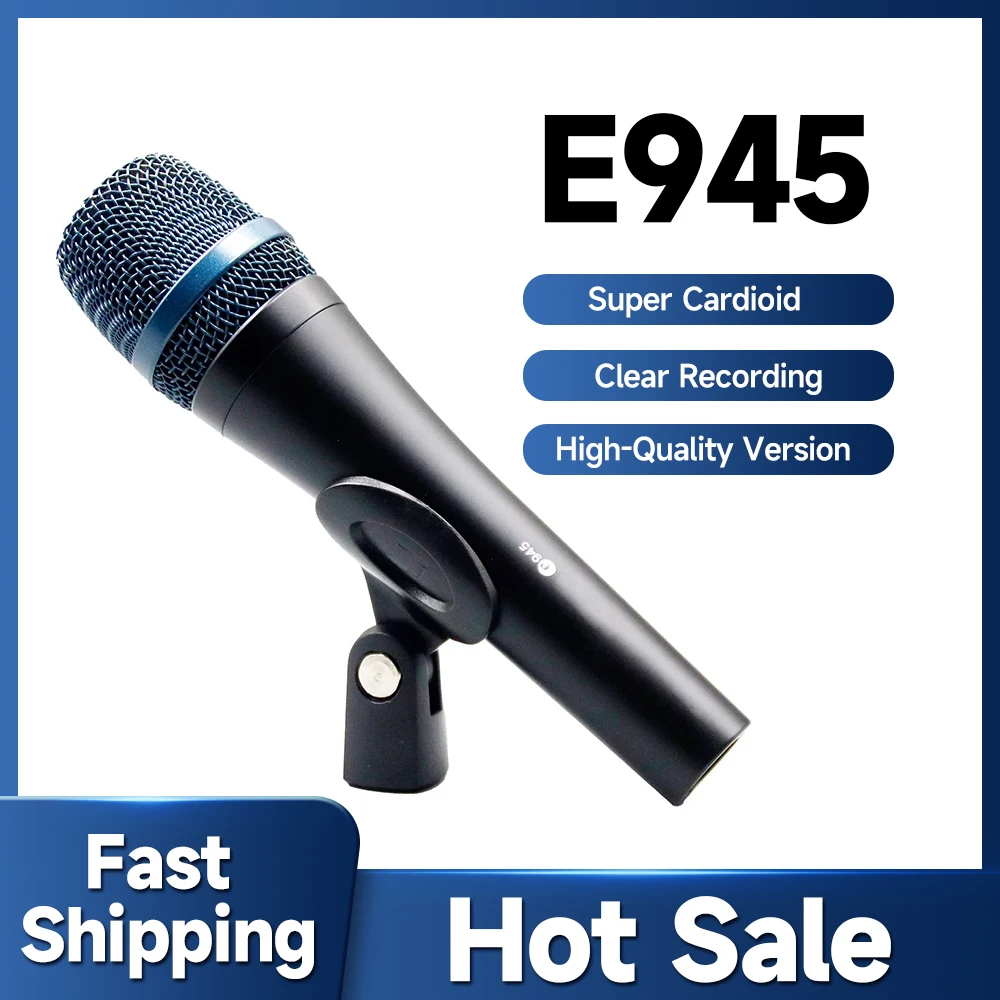 E945-Supercardioid-Dynamic-Microphone-Professional-Wired-Handheld ...
