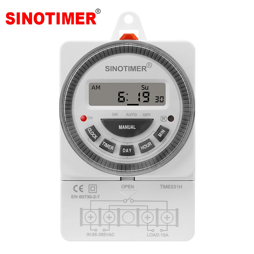 230Vac-7-Days-Weekly-Programmable-Digital-Timer-Lighting-Switch-Output ...