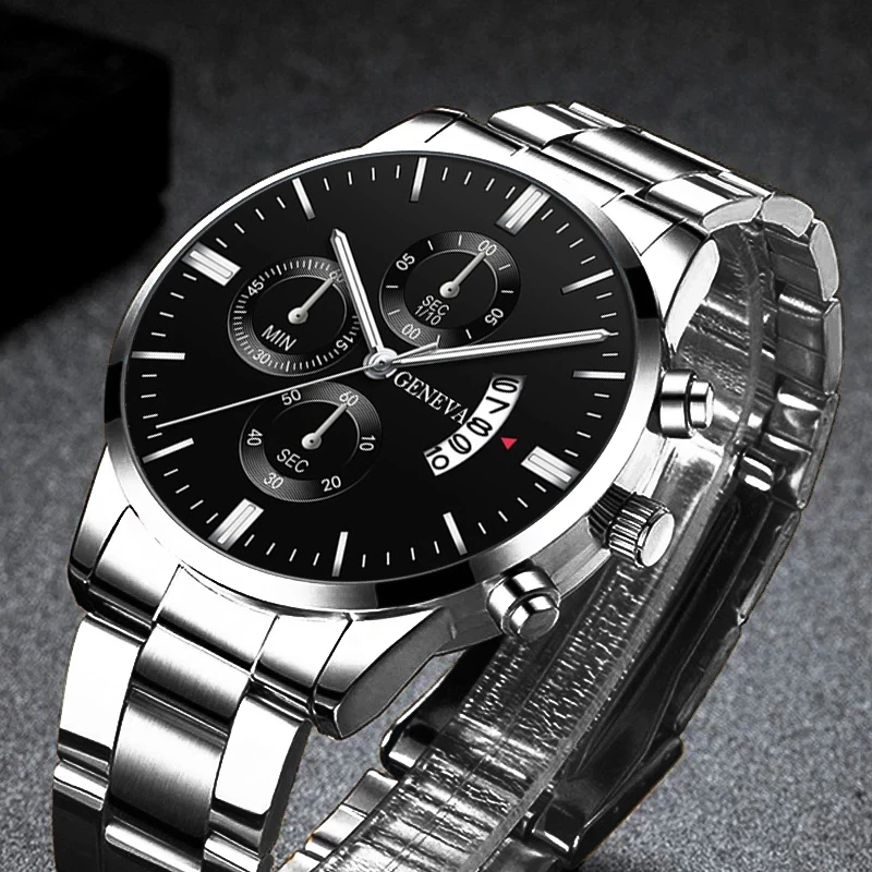 Mens Quartz Wrist Watch Silver | Silver Watch Man 2019 Luxury - Fashion Mens Watches - Aliexpress
