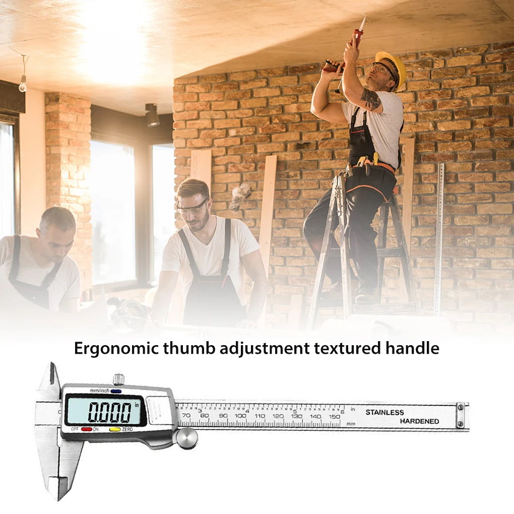 Electronic-Vernier-Caliper-Digital-Display-LCD-0-150mm-Measuring-Gauge ...