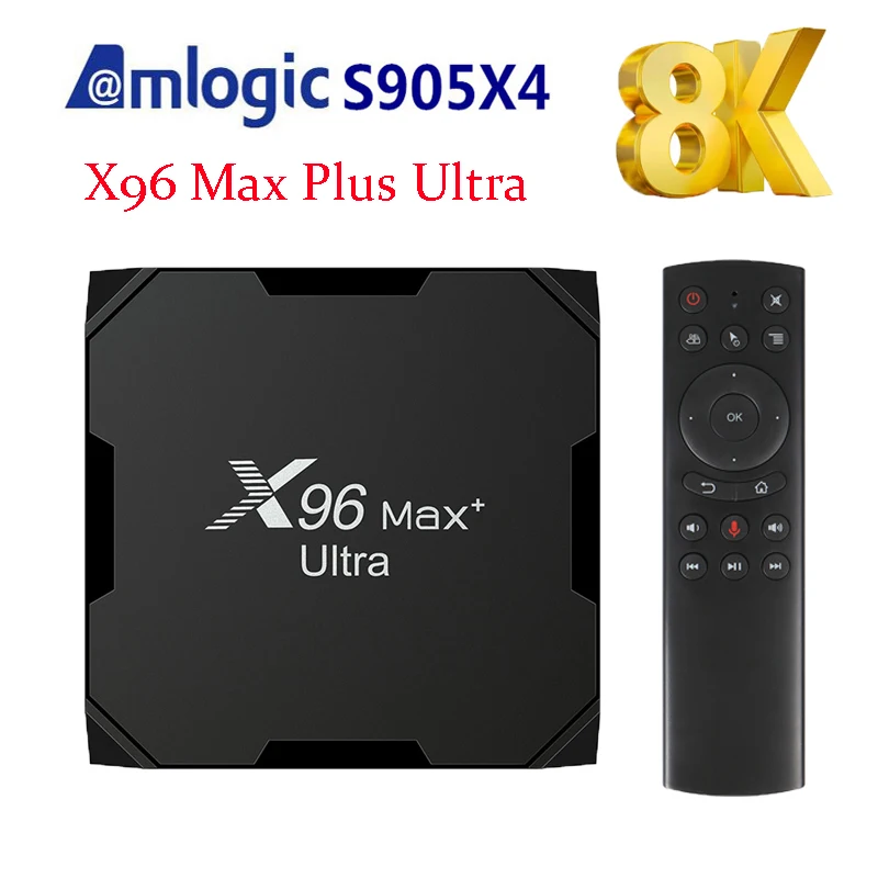 X96 MAX Plus Tv Box Android11 2022 Amlogic S905X4 Quad Core 4K TVBOX AV1 Dual WIFI USB3.0 Smart ...