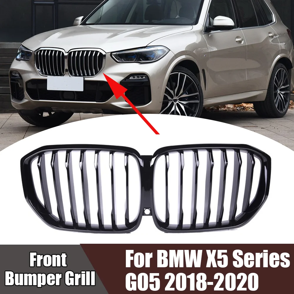 Middle-Grille-ABS-Black-Plastic-Front-Bumper-Grill-Auto-Center-Grille ...