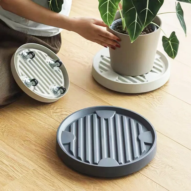 360-Rotatable-Universal-Wheel-Style-Flower-Pot-Tray-Multifunctional ...