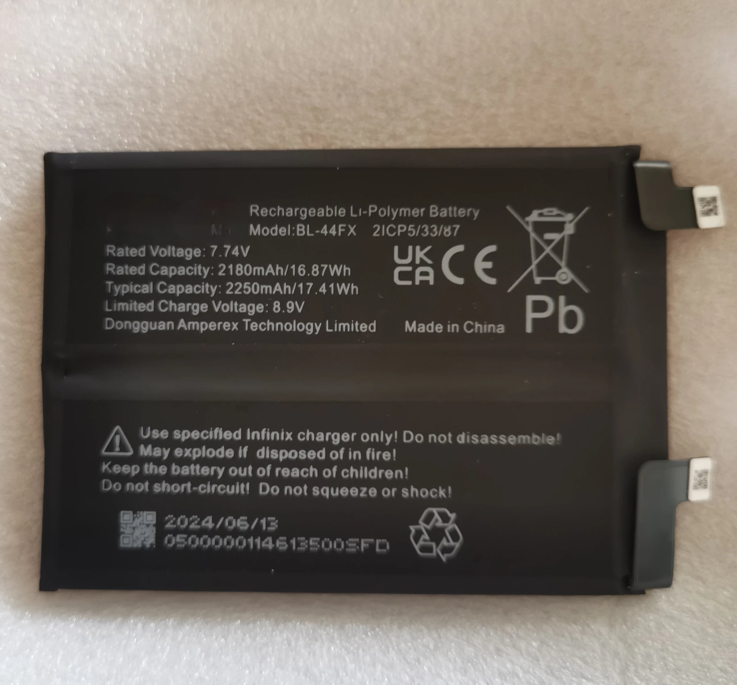 New-lnfinix-Note-12-Vip-Battery-2180mAh-2250mAh-BL-44FX-lnfinix-Note-12 ...