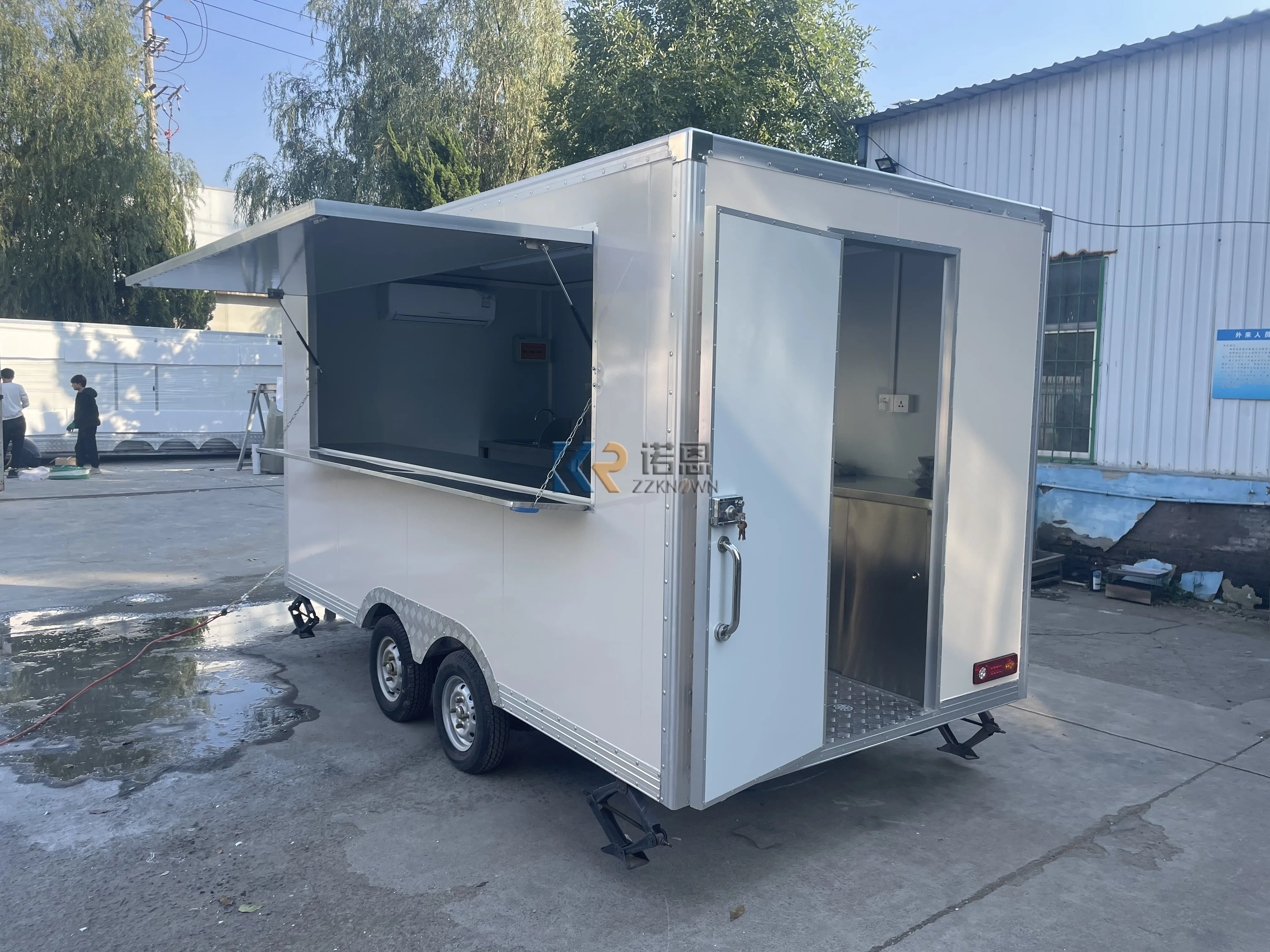 Mobile-Fast-Food-Van-Kaffee-wagen-Lebensmittel-anh-nger-zum-Verkauf ...