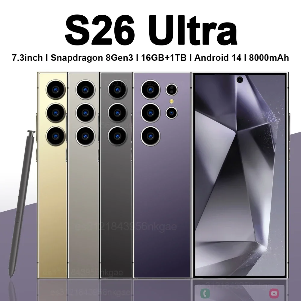 S26-Ultra-Smartphone-con-reconocimiento-facial-7-3-pulgadas-HD-5G ...