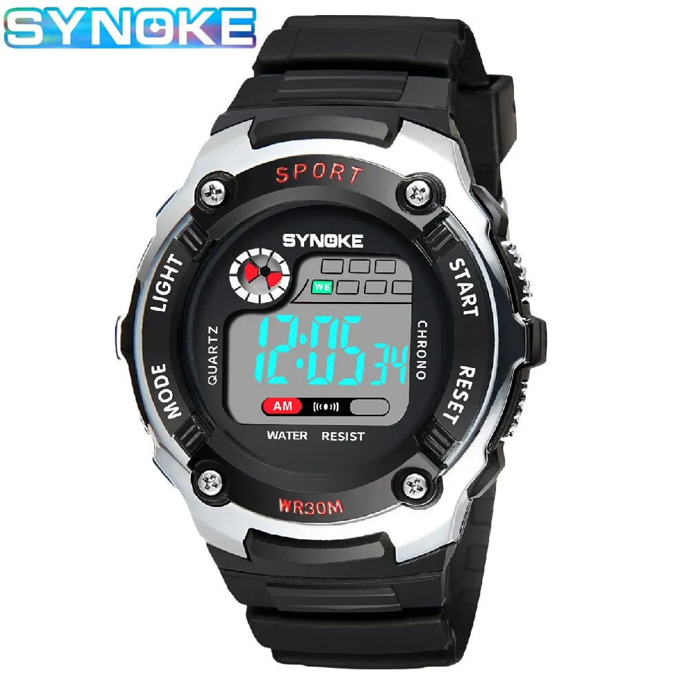 SYNOKE-Electronic-Watch-For-Men-Sport-Watch-Multifunction-Military ...