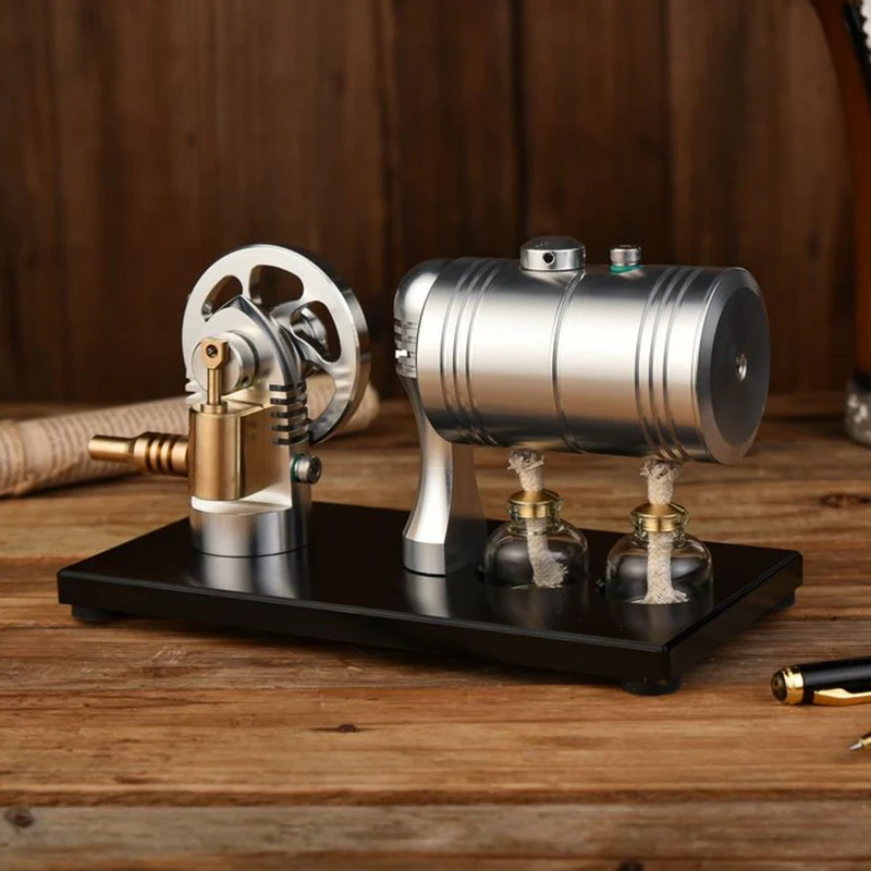 Metal-Startable-Steam-Engine-Model-Aluminum-Alloy-Heating-Boiler-Engine ...