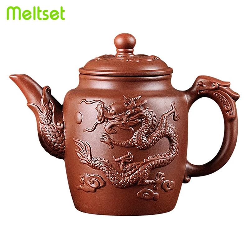 Dragon-Pattern-Purple-Clay-Teapots-Chinese-Kung-Fu-Teapot-Hand-Carved ...