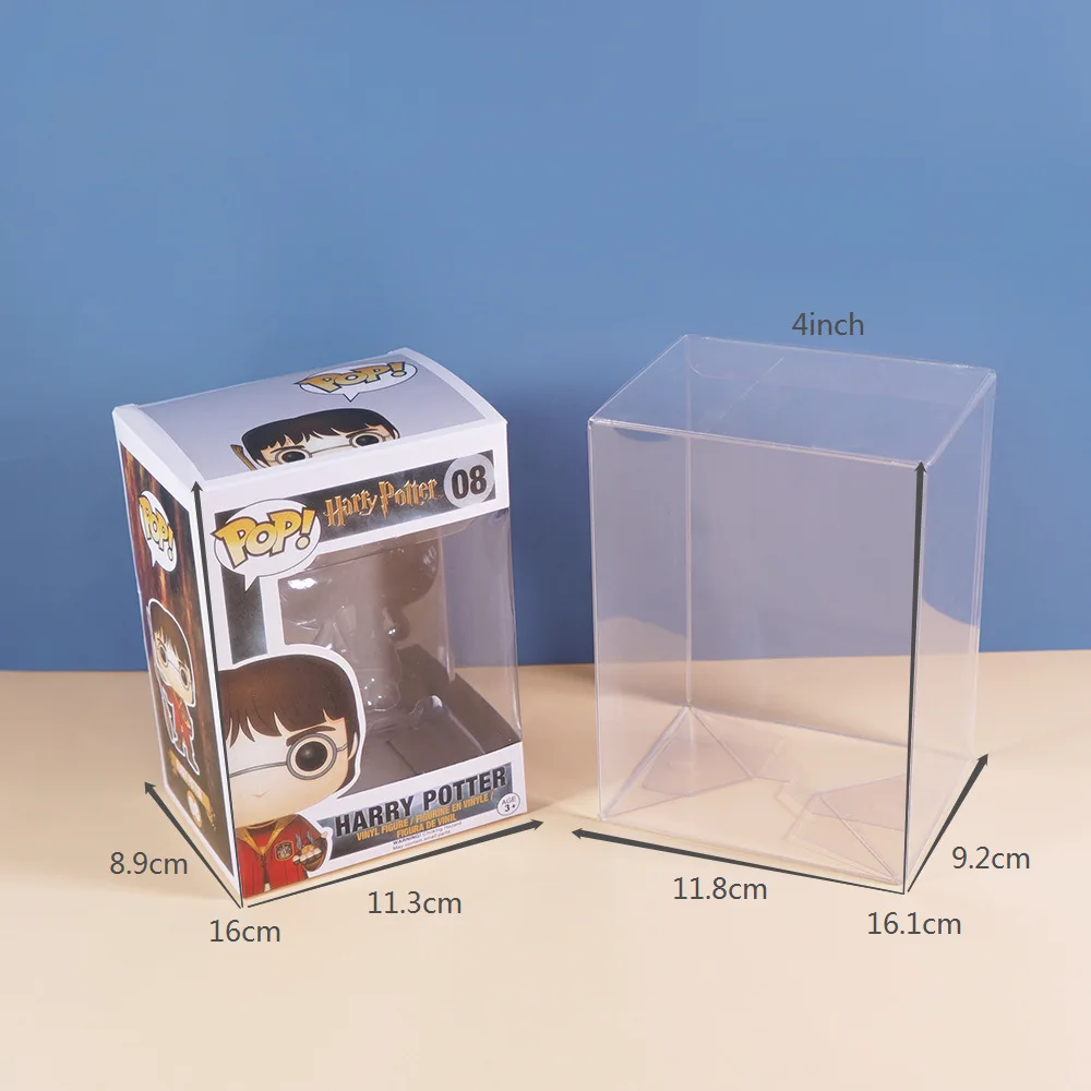 Clear Protector Case Compatible for 4" Funko Pop,Crystal Clear Plastic ...