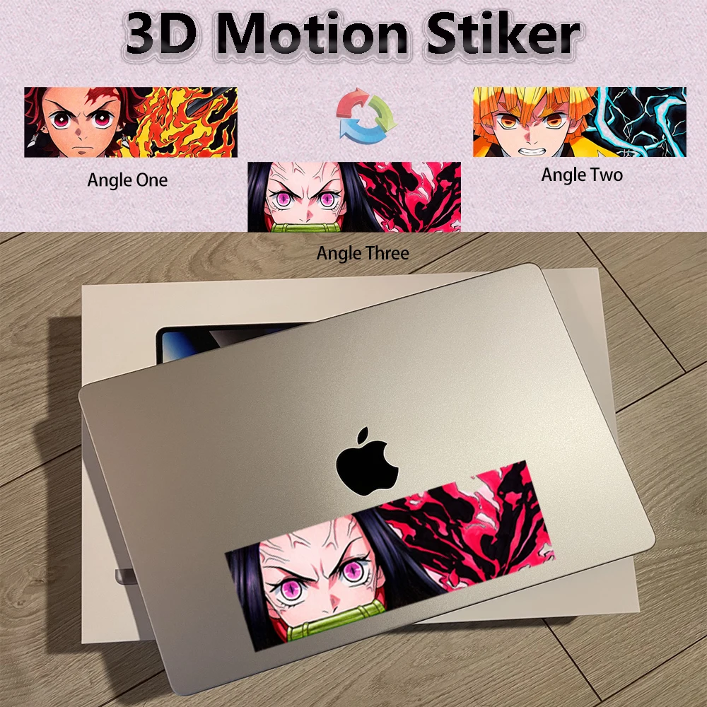 Tanjirou-Zenitsu-Nezuko-Demon-Slayer-Anime-3D-Motion-Stickers-Cartoon ...