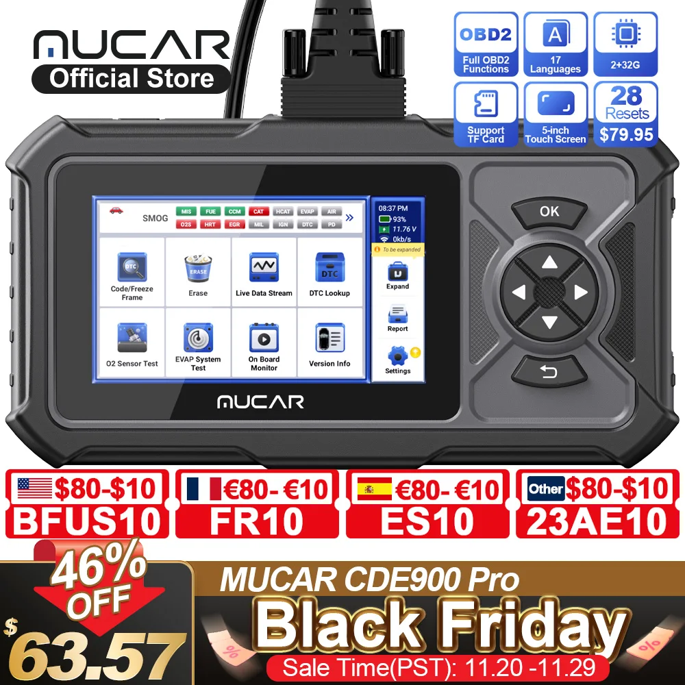 MUCAR-herramienta-de-diagn-stico-CDE900-PRO-OBD2-para-coche-esc-ner ...