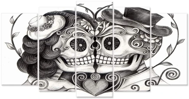 Skeleton Love Tattoo