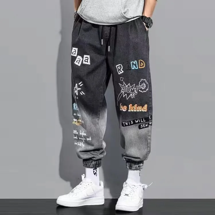 Pantalones Cargo de alta calidad para hombre, ropa de calle de ...