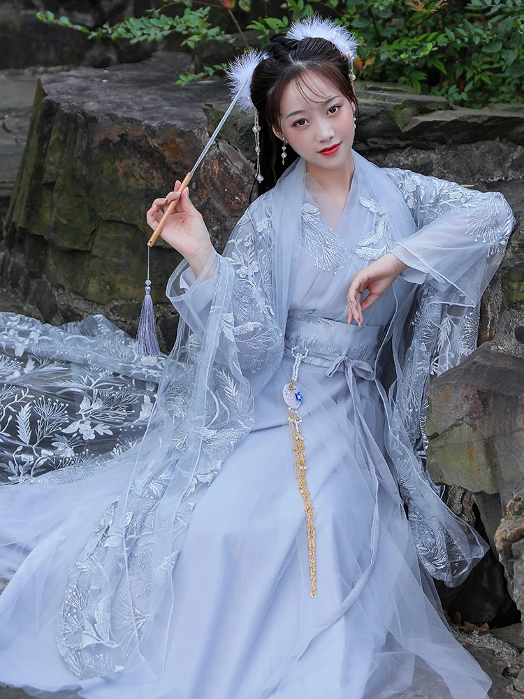 Traditional Hanfu Vintage Fairy Dress Costume Cosplay Cottagecore ...