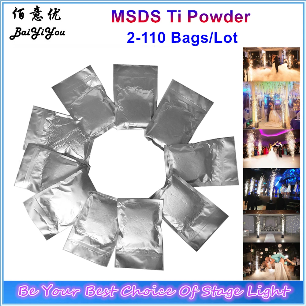2-110 Bags Cold Spark Powder 200g/bag For Firework Sparkular Machine ...