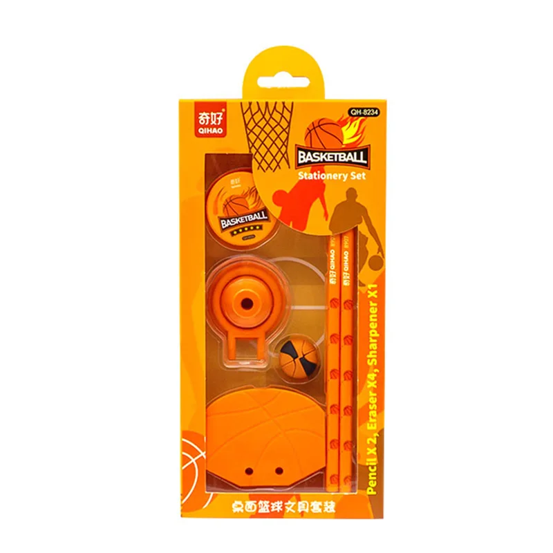 Stationery-Set-Removable-Basketball-Creative-Funny-Pencil-Eraser-Pencil ...