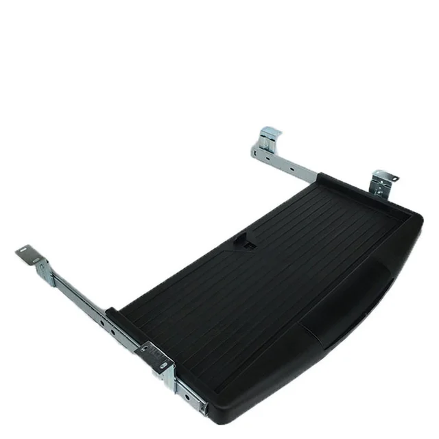 DIY Computer Desk Steel Keyboard Tray Mute Desk Sliding Rail Drawer ...