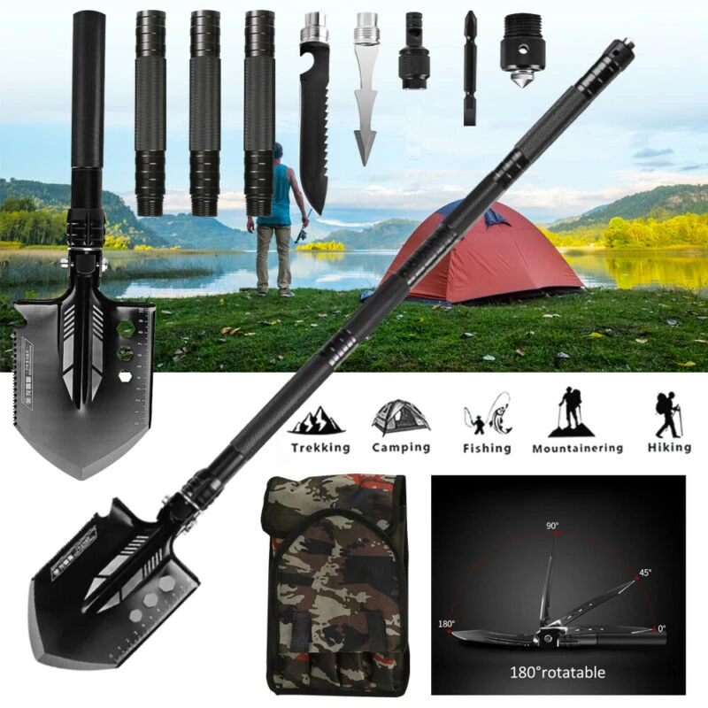 Folding-Survival-Shovel-Set-Tactical-Military-Spade-Camping-Hunting ...