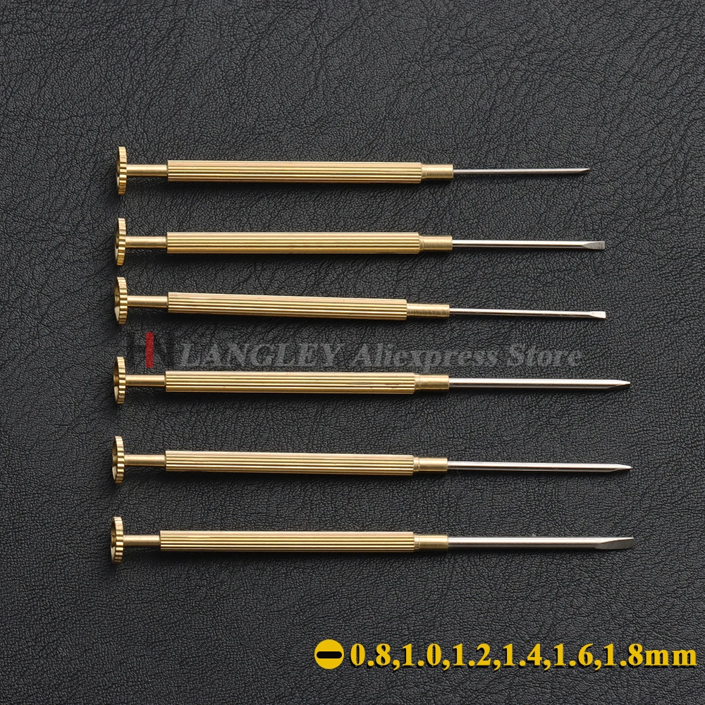 Metal Slotted Screwdriver for Rolex Watch Repair Tools Removal Install ...