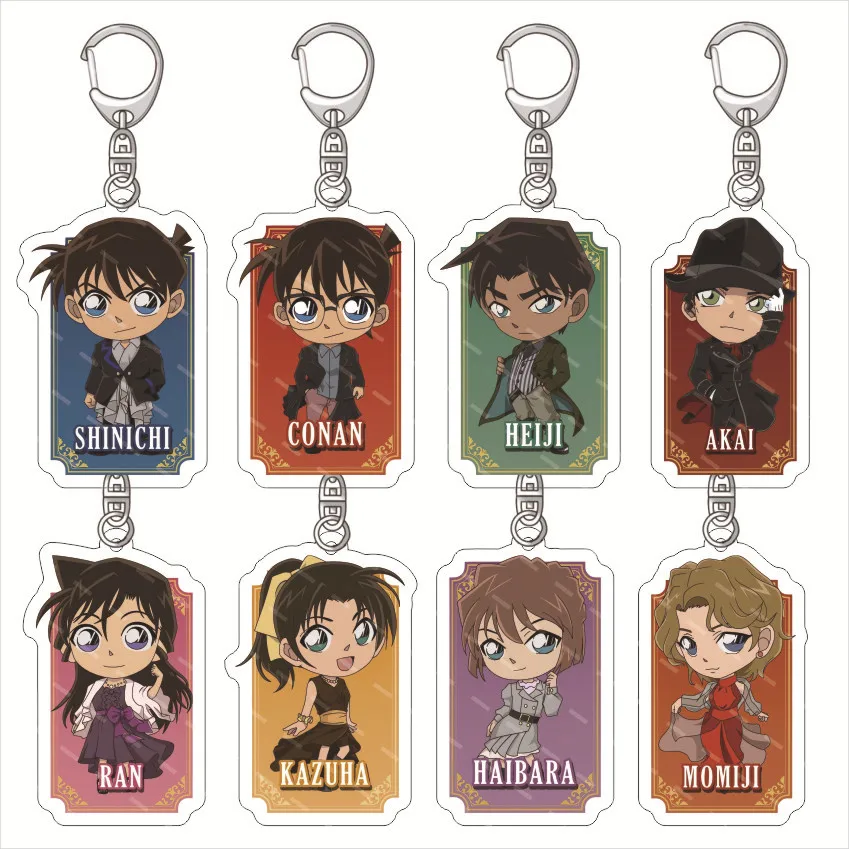 Japanese-Cartoon-Detective-Conan-Keychain-Conan-Edogawa-Haibara-Ai ...