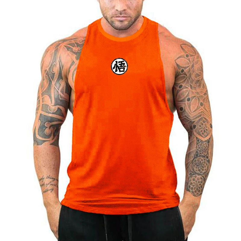 Japanese-Anime-Logo-Wu-Font-Funny-Printing-Summer-Fitness-Mens-Tank-Top ...