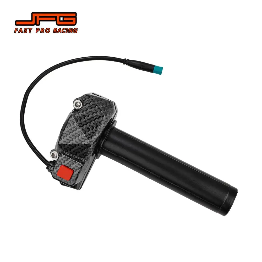 Throttle Turn Grip Carbon Fiber Color Grip Handle Throttle Motorcycle ...