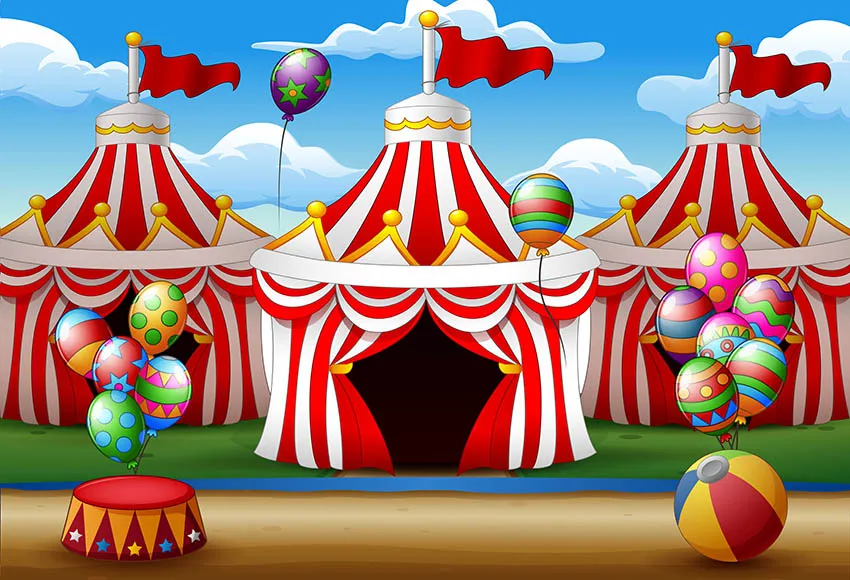 Carnival Tent Wallpaper
