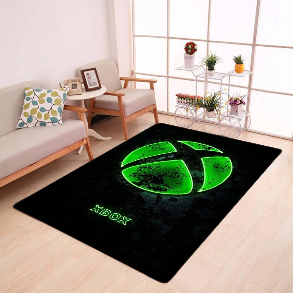 Xbox-Game-Console-Tapetes-Soft-Bath-Mats-Decora-o-do-quarto-Quarto ...