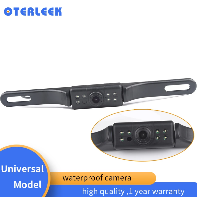 Wired-Universal-Number-Plate-Camera-With-LED-Night-Vision-Rear-View ...