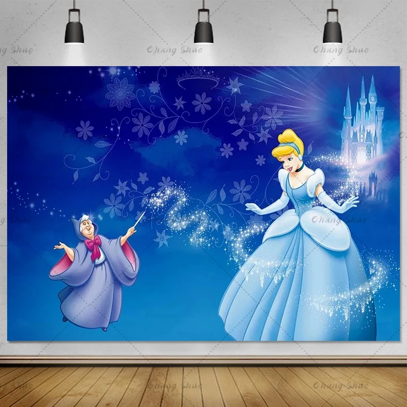 Cinderella Birthday Background: The Perfect PhotoBackdrop for an ...