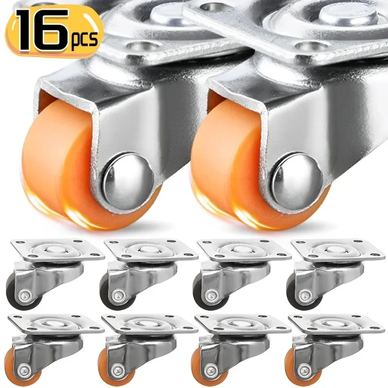 16-1PCS-Mini-Universal-Wheel-Furniture-Caster-with-Soft-Rubber-360 ...
