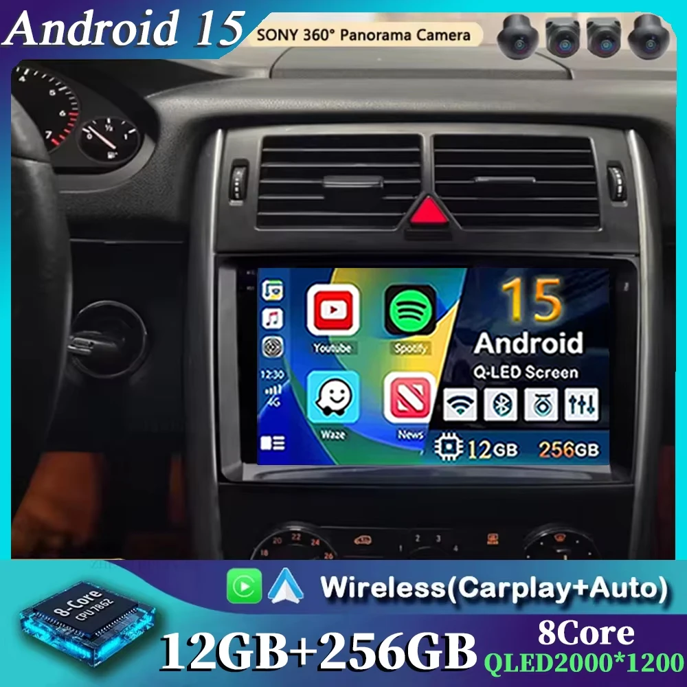 Carplay Auto 메르세데스 벤츠 B200 스프린터 W906 W639 AB 클래스 W169 W245 멀티미디어 자동차 ...