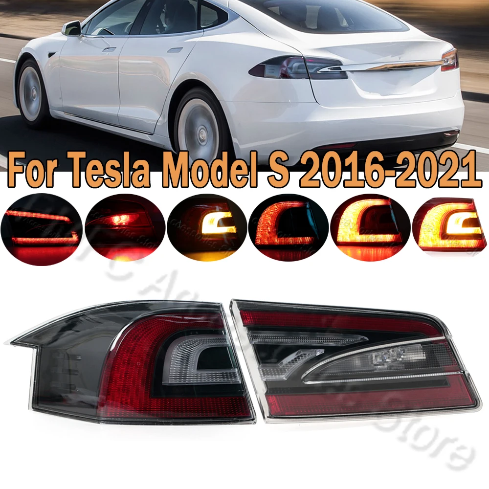 Car-Tail-Lamp-Assembly-Rear-Brake-Lamp-Turn-Signal-Light-For-Tesla ...