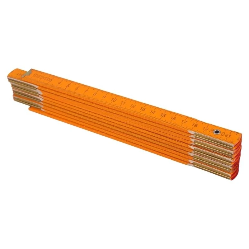 2 meter Kunststoff Zollstock Gelb Farbe Lineal mit Metrischen Messung ...