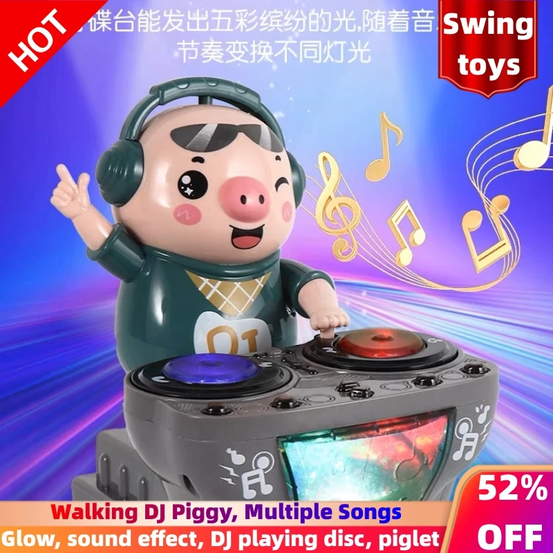 Little-DJ-Pig-Electronic-Dancing-Piggy-Doll-com-luz-colorida-Music-Toy ...