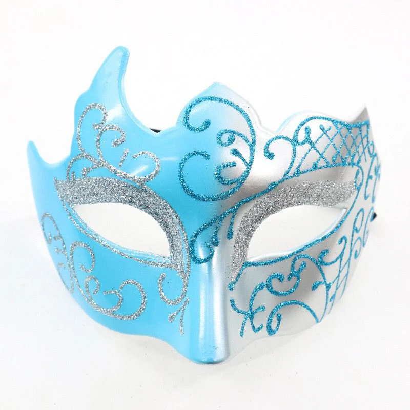 Blue Masquerade Mask For Men