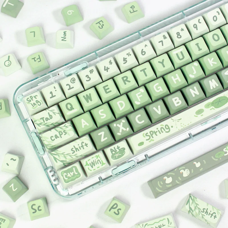 XDA-Height-PBT-Thermal-transfer-Spring-Green-Plant-theme-pattern-133 ...